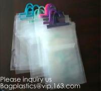 China Custom Eco Friendly Hanger Button Bag Zipper Lock Packaging Bag 0.05mm PE for Swimsuit for sale