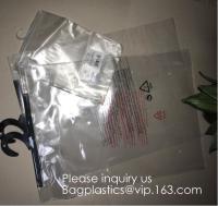 China Custom EVA PVC Hanger Bag with Zipper for Garment Packaging 350x450mm for sale