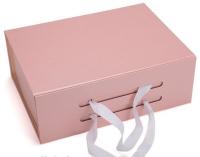 China Custom Luxury Pink Paper Cardboard Drawer Box Foldable Gift Box Packaging for Skin Care Cream Cosmetics for sale