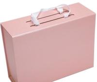 China Custom Luxury Pink Paper Cardboard Drawer Box Foldable Gift Box Packaging for Skin Care Cream Cosmetics for sale