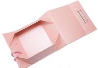 China Custom Luxury Pink Paper Cardboard Drawer Box Foldable Gift Box Packaging for Skin Care Cream Cosmetics for sale