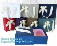 China Custom Luxury Matte Black Flip Top Cardboard Gift Box with Ribbon for Wine Packaging 300gsm for sale