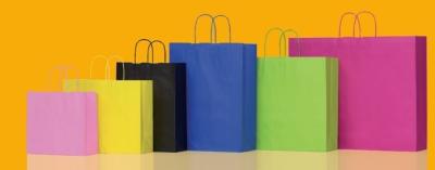 China Custom Luxury Paper Carrier Bag with Rope Handle 250gsm Glossy Cardboard Shopping Bag for sale