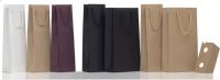 China Custom Recycled Paper Carrier Bag with Handle 250gsm Kraft Paper Shopping Bag for Retail Gift Packaging for sale