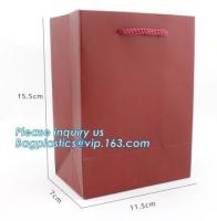 China Custom Eco Friendly Paper Shopping Bags with Handles 250gsm Kraft Paper Carrier Bags for sale