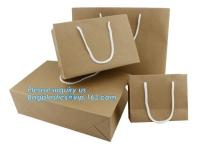 China Custom Printed Paper Carrier Bags 250gsm Kraft Luxury Shopping Bags Wholesale for sale