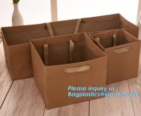 China Custom Printed Ribbon Satin Handle Paper Carrier Bag 250gsm Kraft Paper for Flowers Gifts for sale