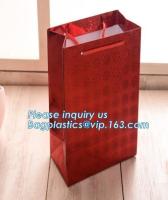 China Custom Waterproof Paper Flower Carrier Bag 250gsm Kraft Paper Vase Planpot Carrier for sale