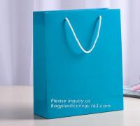 China Custom Printed Luxury Paper Shopping Gift Bag with Handles 250gsm Ivory Board for sale