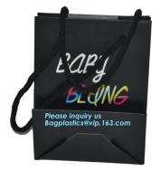 China Eco Friendly Custom Printed Paper Shopping Bag with Handle 300gsm Ivory Board Retail Gift Packaging for sale