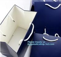 China Eco Friendly Custom Printed Paper Shopping Bag with Handle 300gsm Ivory Board Retail Gift Packaging for sale