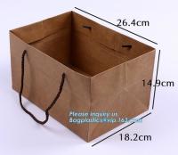 China Custom Luxury Paper Gift Bags with Gold Foil Logo and Ribbon Handle 300gsm for sale