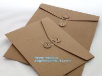 China Custom High End Wedding Red Invitation Paper Envelope with Gold Foil Logo 300gsm Art Paper for sale