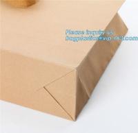China Custom Luxury Kraft Paper Shopping Bags with Handles 39x31x12 cm for Retail Clothing for sale