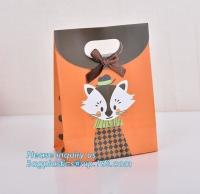 China Custom Recycled Kraft Paper Shopping Bag with Logo Printing 300gsm Durable Carrier Bag for sale