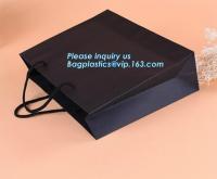 China Custom Logo Paper Carrier Bags Wholesale Eco Friendly Shopping Bags 300gsm Kraft for sale