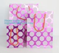 China Custom Printed Paper Carrier Tote Bag for Flowers Gifts 128-300gsm Art Paper for sale