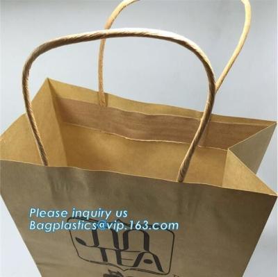China Custom Luxury Satin Finish Paper Carrier Bags with Rope Handles and Ribbon Bow Fastener 300 gsm for sale