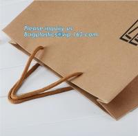 China Custom Luxury Satin Finish Paper Carrier Bags with Rope Handles and Ribbon Bow Fastener 300 gsm for sale