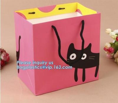 China Custom Printed Luxury Paper Gift Carrier Shopping Bag with Handles 250 gsm Art Paper for sale