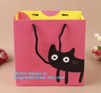 China Custom Printed Luxury Paper Gift Carrier Shopping Bag with Handles 250 gsm Art Paper for sale