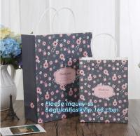 China Custom Luxury Paper Carrier Bag with Rope Handle 300gsm Kraft Paper Shopping Tote for Retail and Gift Packaging for sale