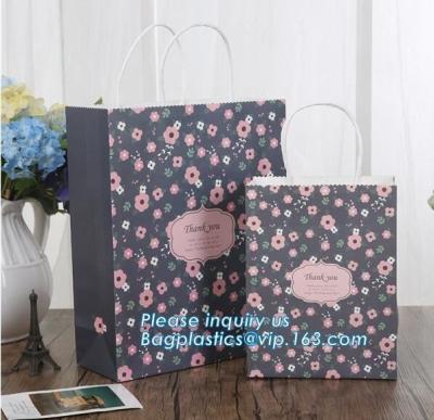 China Custom Luxury Paper Carrier Bag with Rope Handle 300gsm Kraft Paper Shopping Tote for Retail and Gift Packaging for sale