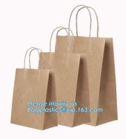 China Wholesale Paper Carrier Bags with Ribbon Handle Custom Printed Gift Wine Bags 128-300gsm for sale