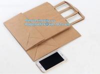 China Customized Purple Printed Kraft Paper Shopping Bag with Paper Handles 30x13x32cm for Sweater Retail Packaging for sale