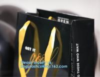 China Custom Printed Paper Shopping Gift Bags 250gsm Art Card with Matte Lamination and PP Rope Handles for sale