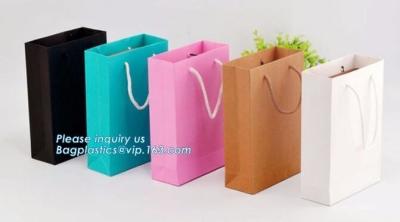 China Custom Printed Paper Carrier Bag 250gsm Art Card with PP Rope Handle Recyclable Food Packaging for sale