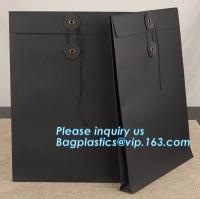 China Custom Brown Kraft Paper Envelopes Wholesale from China Factory 0.5mm Thickness MOQ 500 Pieces for sale