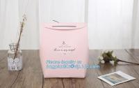 China Custom 240gsm Textured Paper Carrier Bag with Gold Embossed Logo for Luxury Gift Shopping for sale