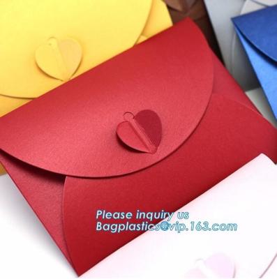 China Custom Matt Colorful Card Paper Envelope A4 A5 B5 C5 C6 A3 Size with Custom Logo Printing Foil Stamping for sale