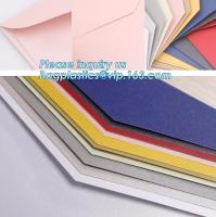 China Custom Matt Colorful Card Paper Envelope A4 A5 B5 C5 C6 A3 Size with Custom Logo Printing Foil Stamping for sale