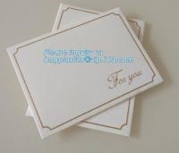 China Custom Kraft Paper Envelopes Biodegradable 100 Recyclable with Foil Logo Printing for Invitation Cards for sale
