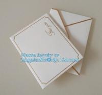 China Custom Kraft Paper Envelopes Biodegradable 100 Recyclable with Foil Logo Printing for Invitation Cards for sale