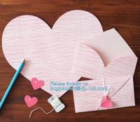 China Custom Kraft Paper Envelopes for Greeting Cards 250gsm with Window for sale