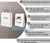 China Custom Printed Luxury Paper Shopping Bag with Logo 250gsm Art Paper MOQ 500 for sale