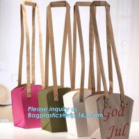 China Custom Logo Paper Shopping Bags with Cotton Handles 500pcs MOQ Kraft Paper Carrier Bags for Retail for sale