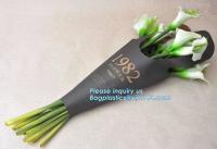China Custom Printed Bouquet Flower Carrier Paper Bag for Wedding Gift Packing 500 Pieces MOQ for sale