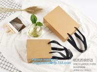 China Custom Logo Printed Paper Shopping Bag with Handles Luxury Gift Bag Kraft Paper 500 Pieces MOQ for sale