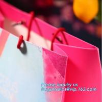 China Custom Luxury Paper Gift Bag with Handles for Shopping Retail Packaging 500 Pieces MOQ for sale