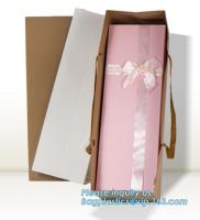 China Wholesale Custom Printed Paper Gift Bags with Handles Durable Kraft Tote Bags for Cake Packaging 30x20x10cm for sale