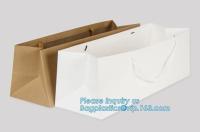 China Wholesale Custom Printed Paper Gift Bags with Handles Durable Kraft Tote Bags for Cake Packaging 30x20x10cm for sale