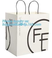 China Custom Kraft Paper Shopping Bags with Logo 500 Pieces MOQ 1 Million Capacity for sale