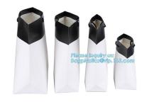 China Recycled Custom Paper Shopping Bags with Logo 500 Pieces Kraft Gift Bags for sale