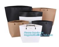China Recycled Custom Paper Shopping Bags with Logo 500 Pieces Kraft Gift Bags for sale