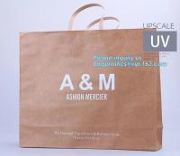 China Custom Logo Printed Red Paper Shopping Bags Wholesale Luxury Kraft Paper Bags with Handles 1 Million Capacity for sale
