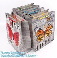 China Wholesale Custom Printed Luxury Craft Paper Shopping Bags with Your Own Logo 1 Million Capacity for sale